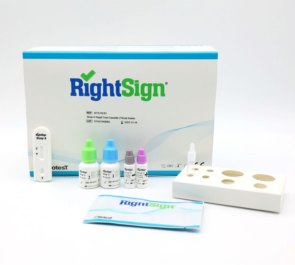 BIOTEST-Test rapid Streptococ de grup A (25teste/kit) | Cumpără online ...